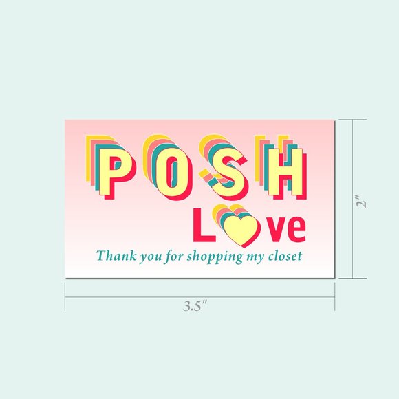 by lbrmickeydesing | Office | 5 Thank You Cards Posh Love | Poshmark